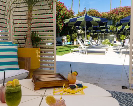 Poolside Cabanas - Parker Palm Springs